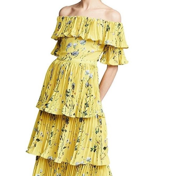 O.P.T. | Dresses | Opt Vimmy Tiered Ruffle Floral Maxi Dress | Poshmark